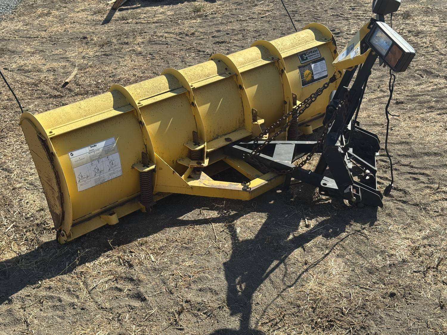 Fisher 8 ft snow plow - Heaverlo Northwest