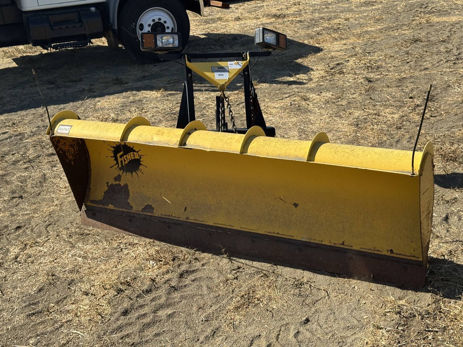 Fisher 8 ft snow plow - Heaverlo Northwest