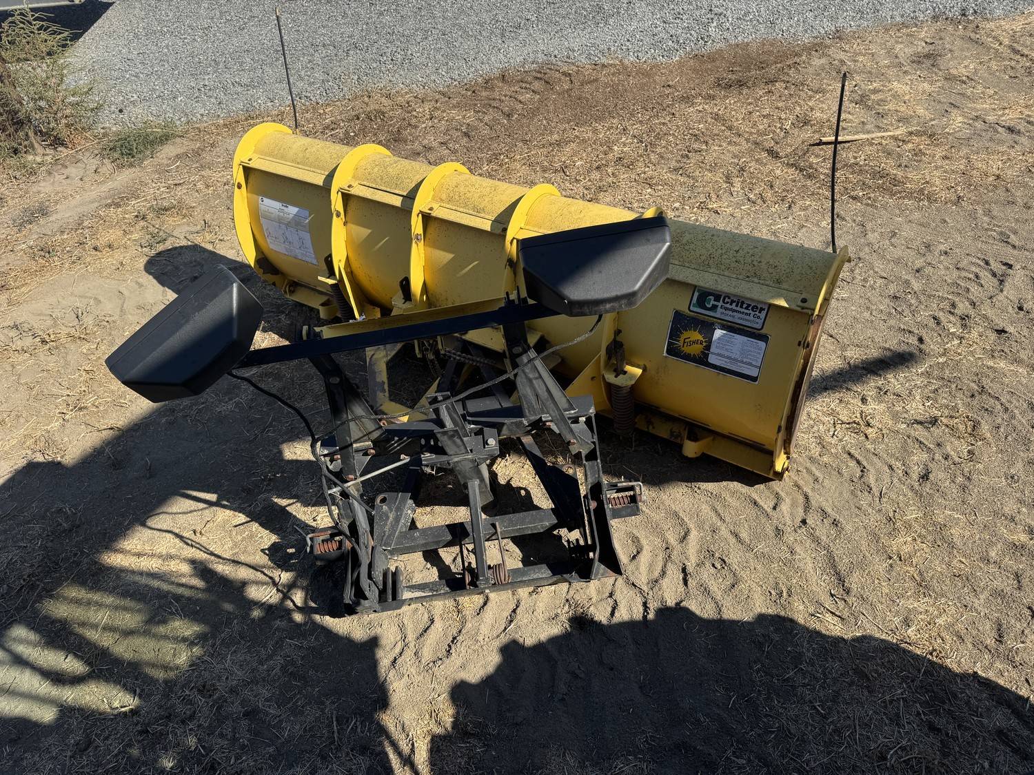 Fisher 8 ft snow plow - Heaverlo Northwest
