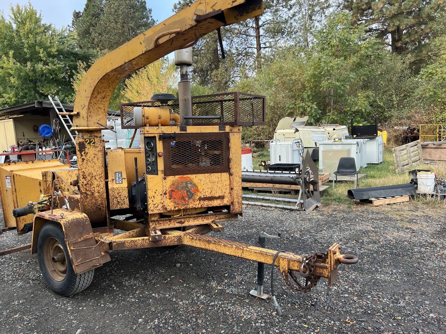 1987 Morbark Eager-beaver 250 commercial wood chipper - Heaverlo Northwest