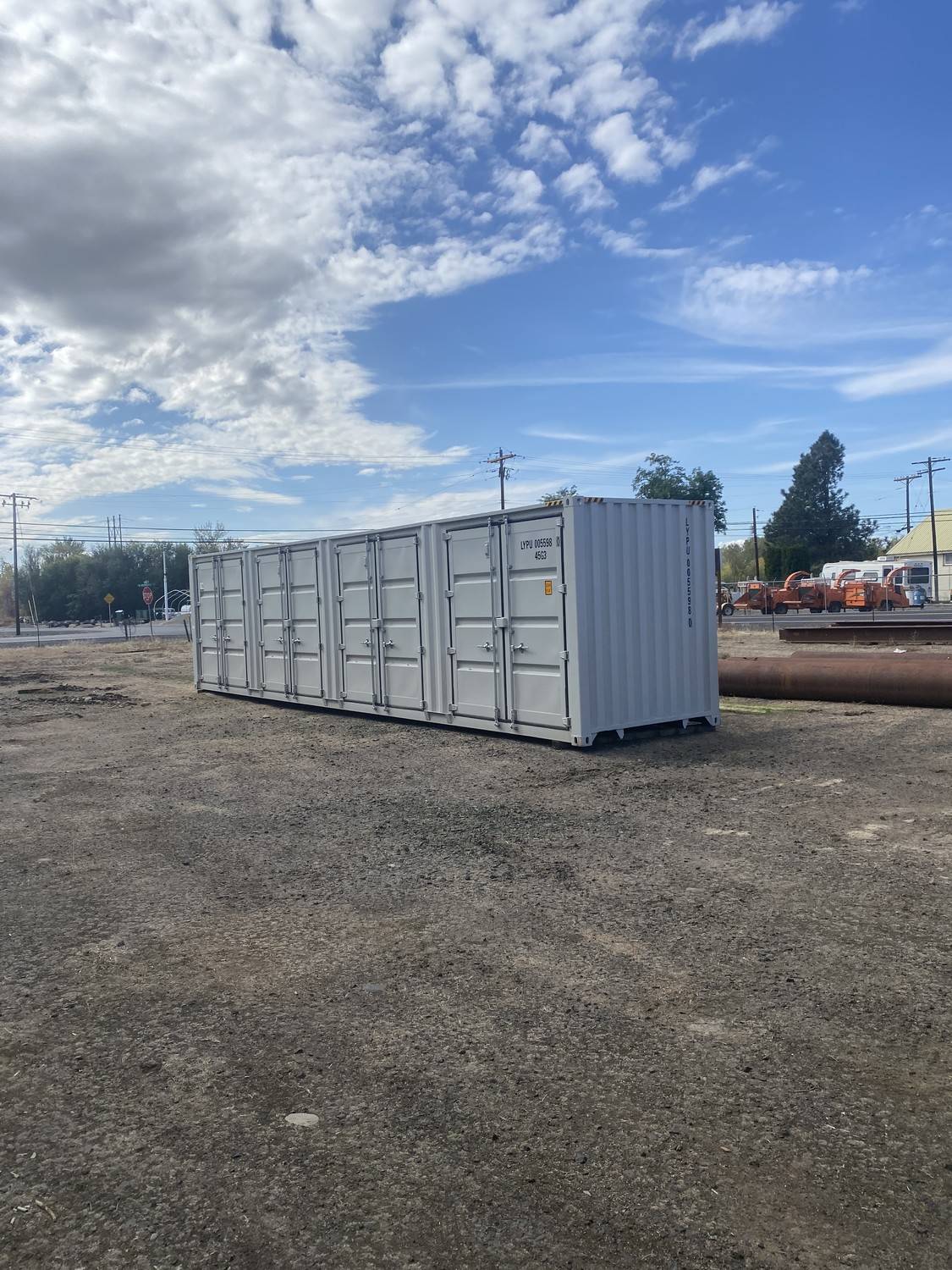 2-New 40 ft container with doors - Heaverlo Northwest